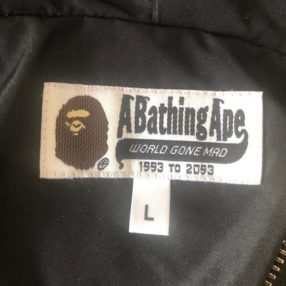Bape | Jackets & Coats | Bape Down Puff Full Zip Jacket | Poshmark
